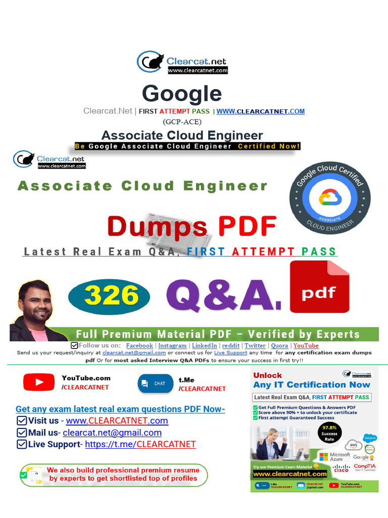 GCP Associate Cloud Engineer Exam Guide | PDF | Load Balancing ...