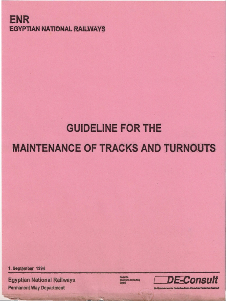 Enr Giudeline | PDF | Length | Rail Transport