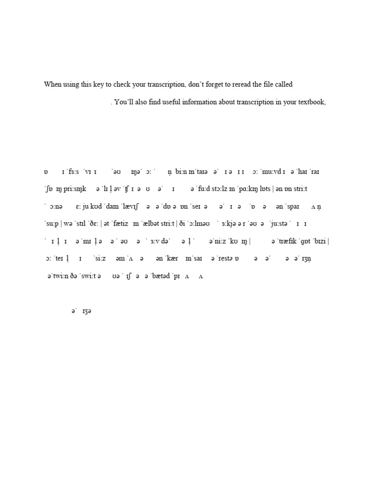 Key Transcription B | PDF