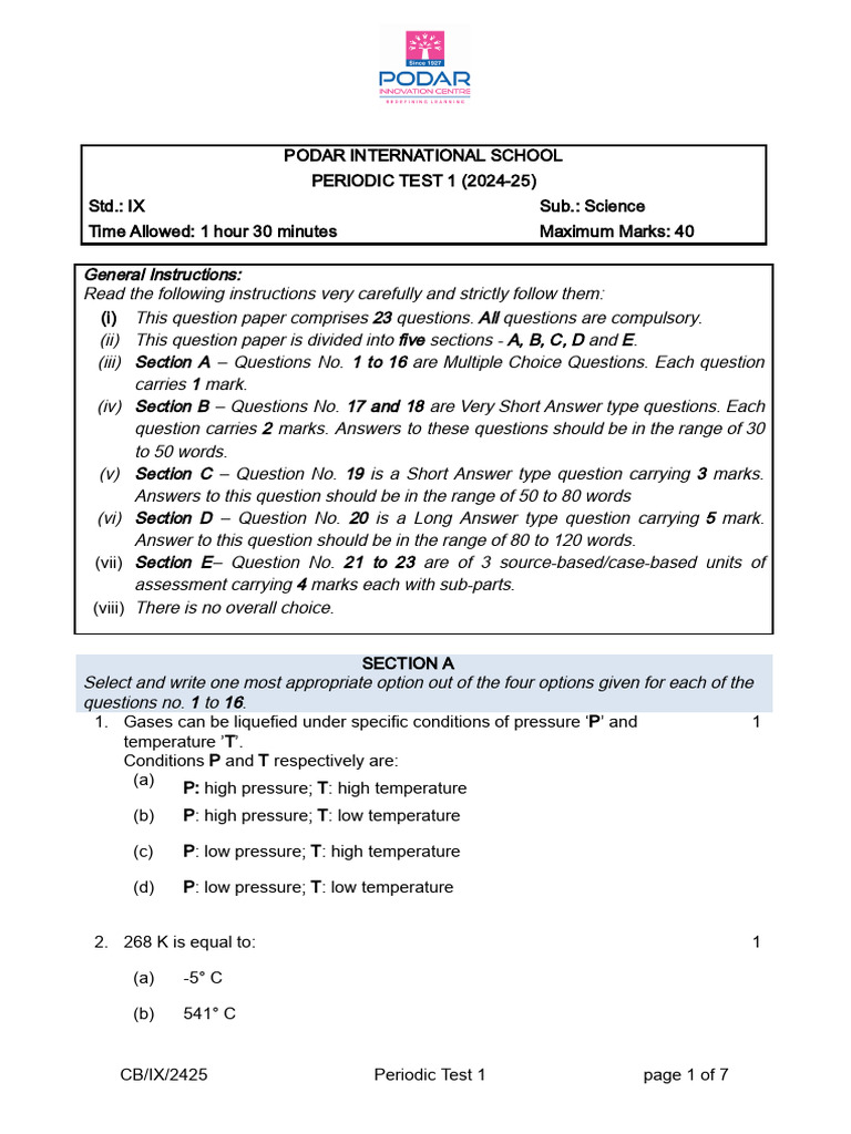 1751626749969.QP CB IX Science PT1 B | PDF | Acceleration | Cell (Biology)