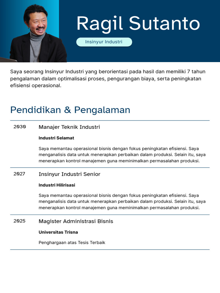 Dokumen Resume Digital Modern Gradien Biru - 20250724 - 190250 - 0000 | PDF