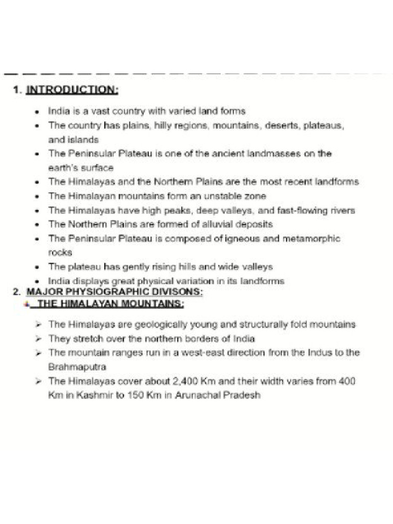 Geo Class 9 | PDF