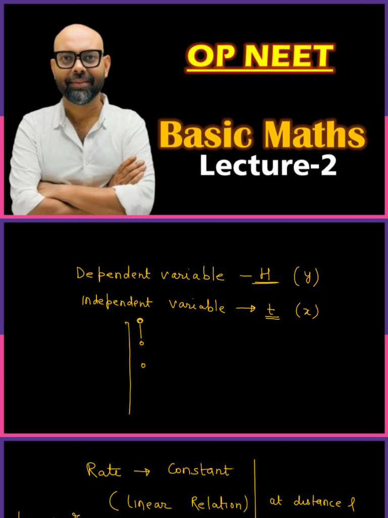Op Neet - Basic Math Lec 02 17 - 05 Nms Sir | PDF