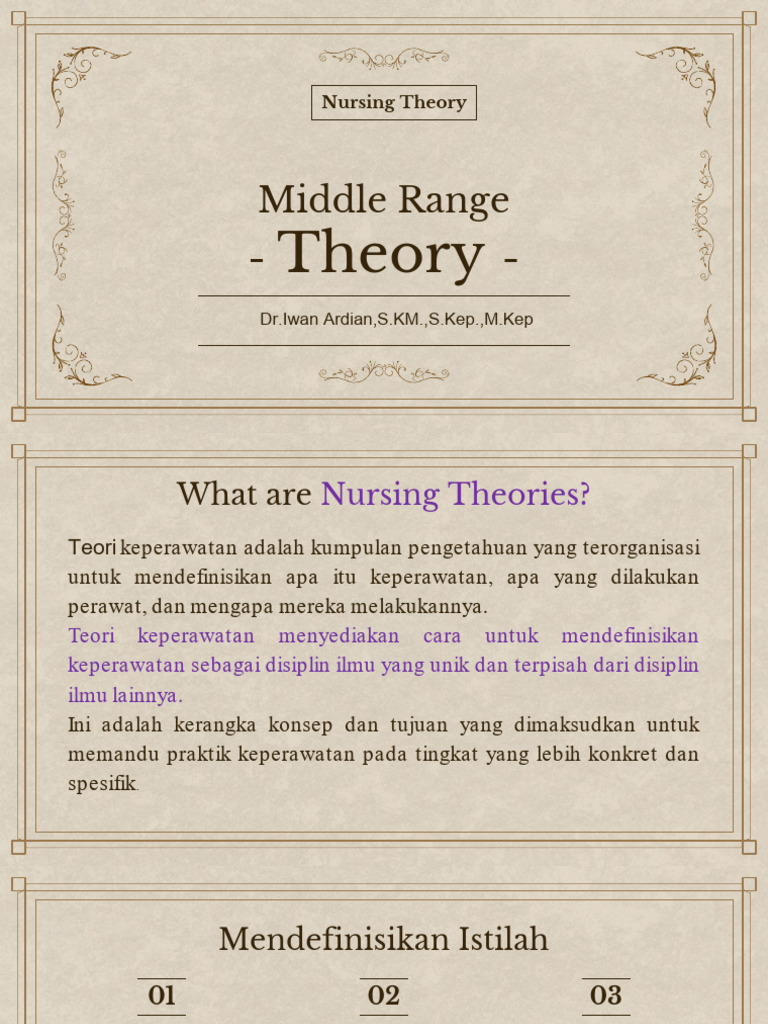 Teori Rentang Menengah dalam Keperawatan | PDF