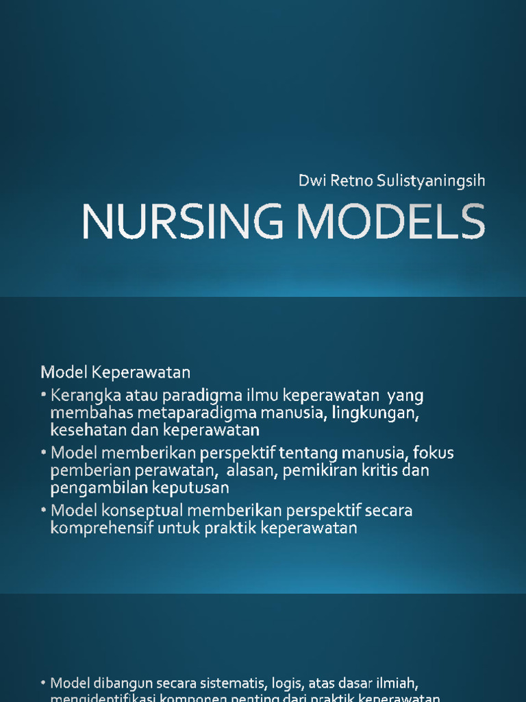 Nursing Models | PDF