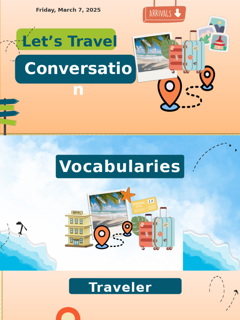 Travel Itinerary Conversation Practice | PDF