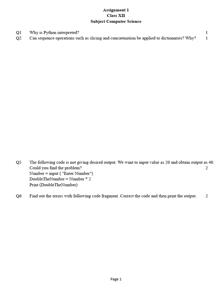 Assignment-Class 12 Computer Sceince | PDF | Equity (Finance) | Balance Sheet