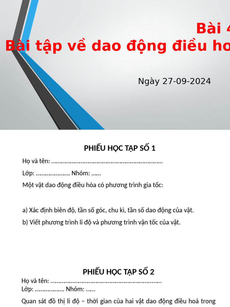 Bai Tap DDDH 9c5b8 | PDF