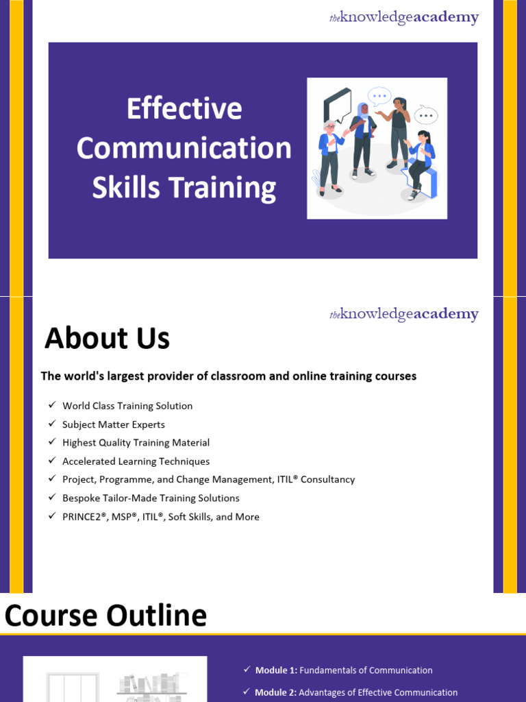 Effective Communication Skills Training | PDF | Communication ...