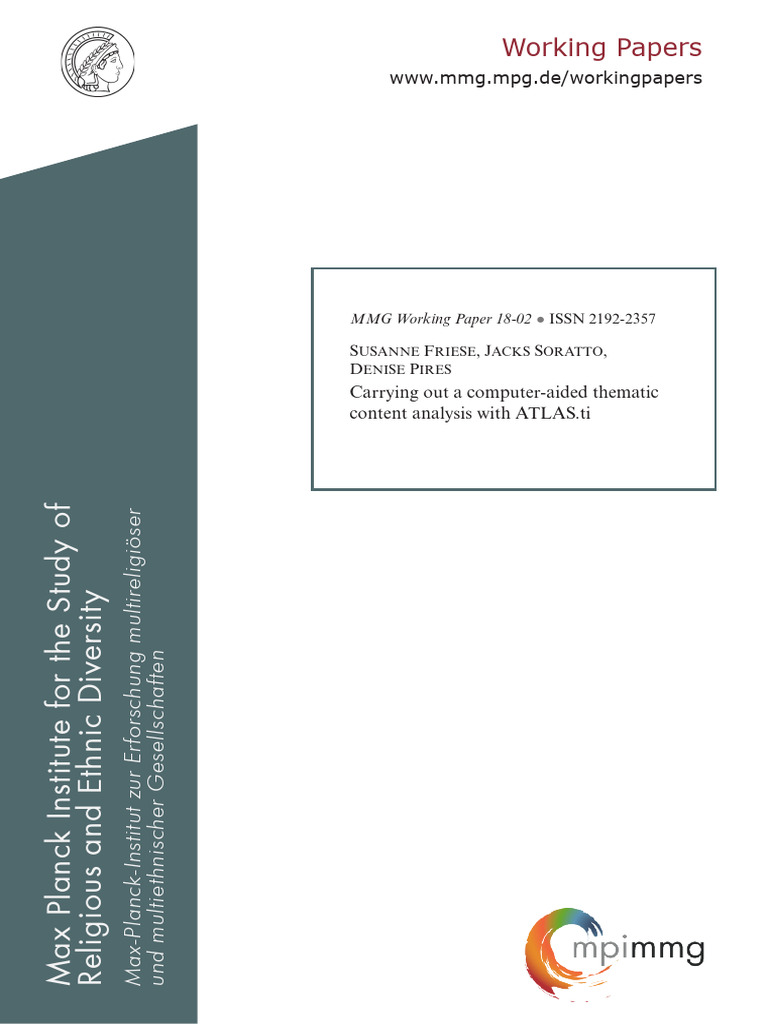 Thematic Content Analysis with ATLAS.ti | PDF | Qualitative Research ...