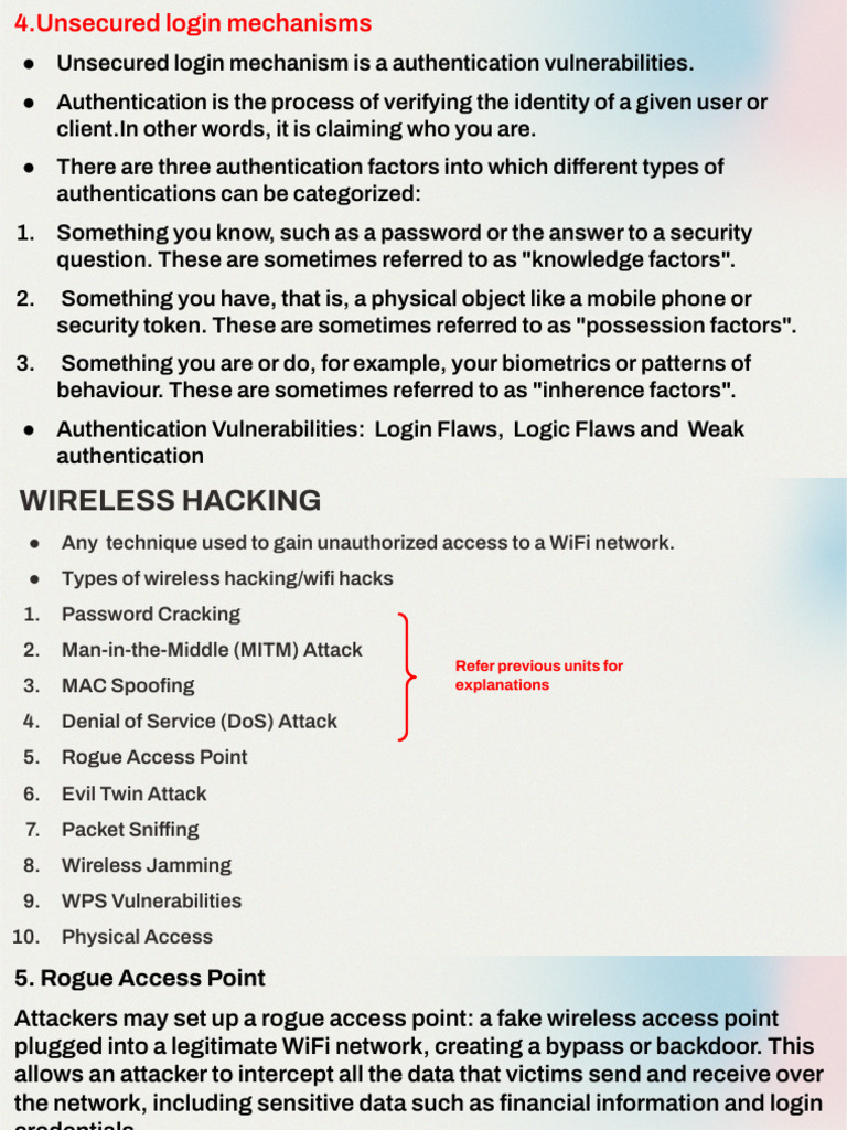 Ethical Hacking - UNIT 3-6 | PDF | Malware | Authentication