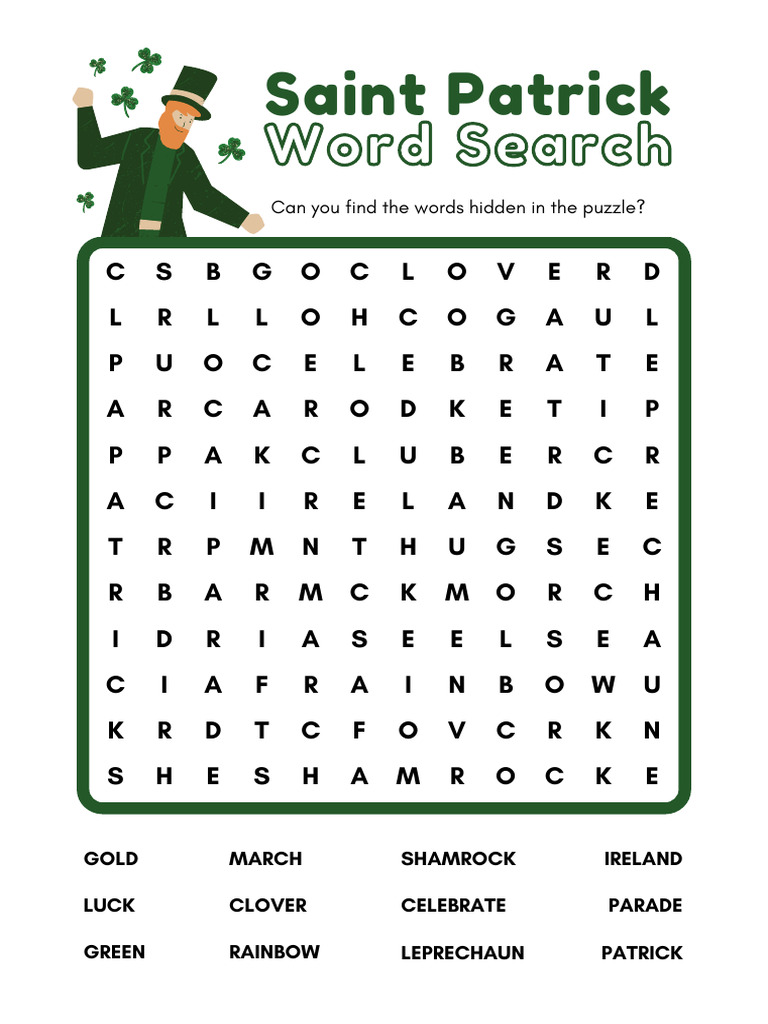 Word Search Worksheet | PDF