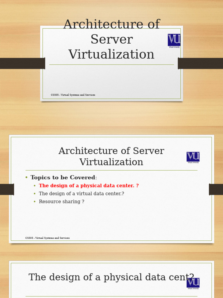 1 - Physical Data Center | PDF
