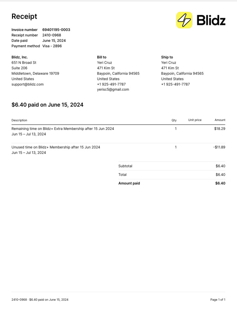 Receipt 2410 0968 | PDF