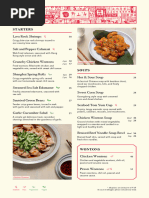 Modern Shanghai Menu 2023 Prices | PDF | Tofu | Dumpling