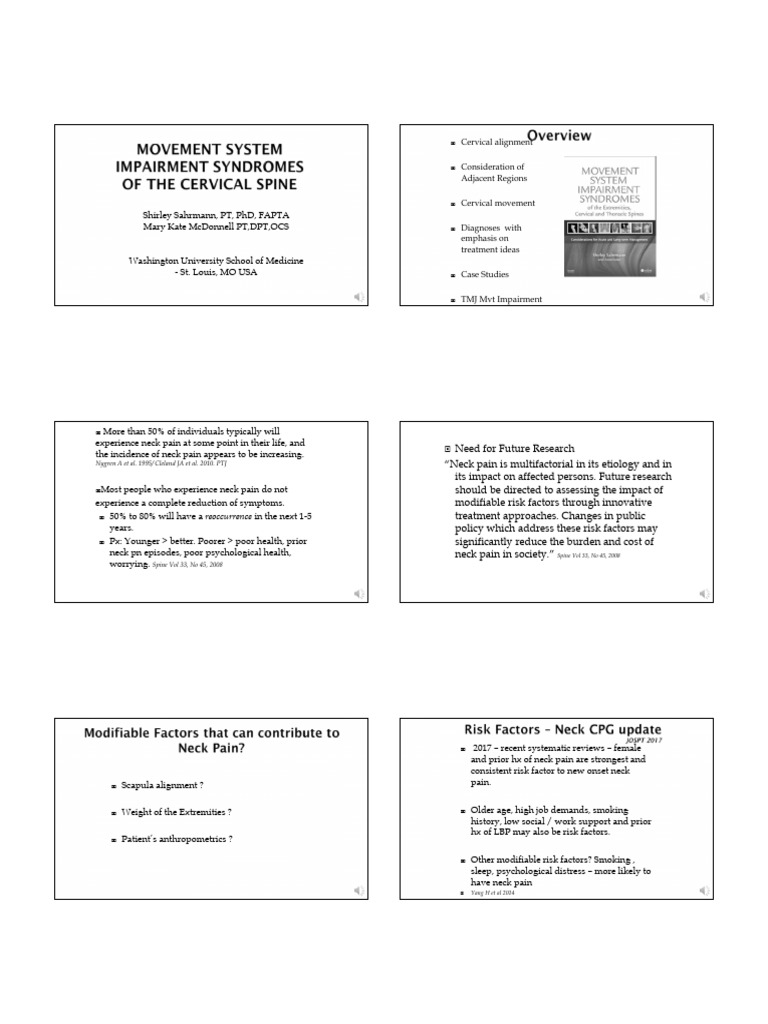 Cerv Spine Part 1 HO | PDF | Anatomical Terms Of Motion | Neck