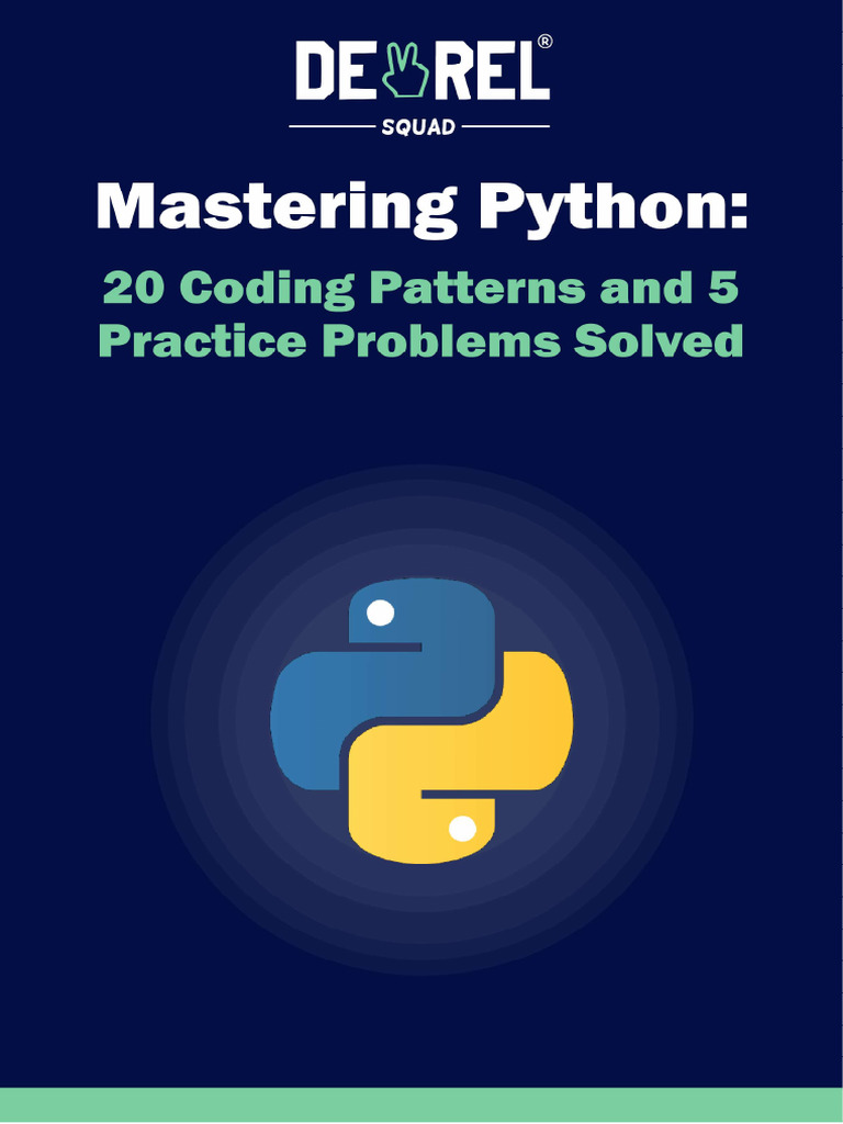 20 Essential DSA Patterns in Python For Interviews | PDF | Algorithms | Theoretical Computer Science