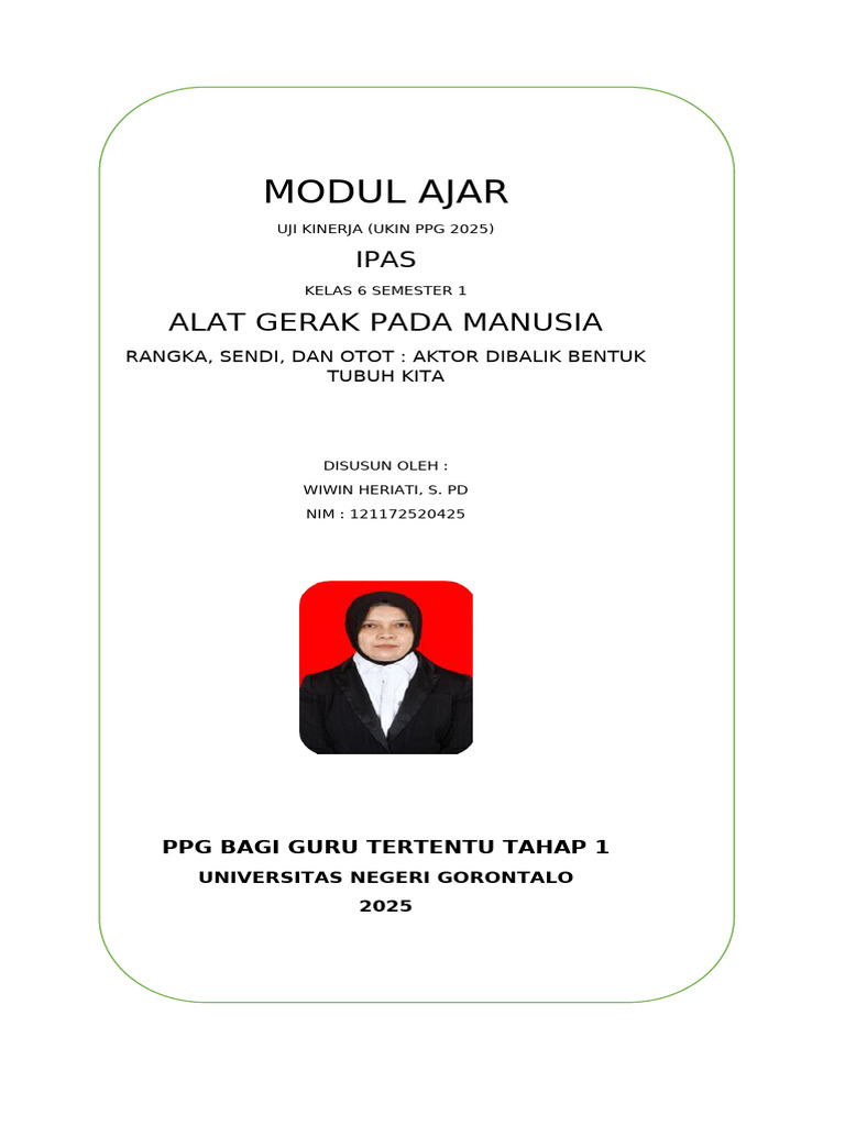 Modul Ajar Ukin 2025 | PDF