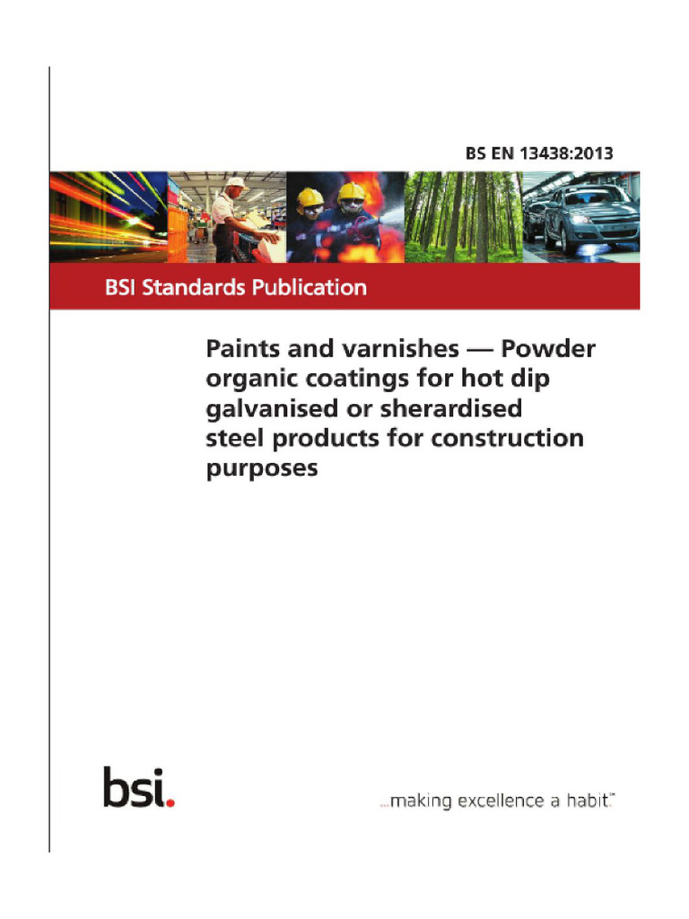 Powder Coating Bs en 13438 2013 | PDF
