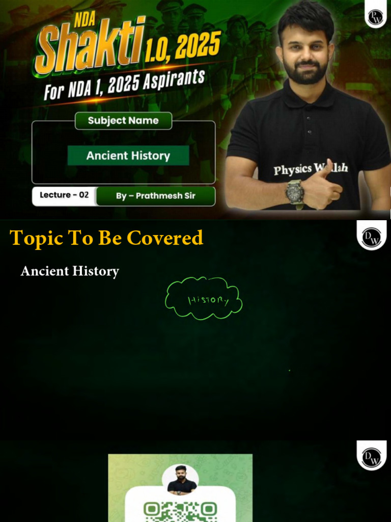 Overview of Ancient History Lecture | PDF