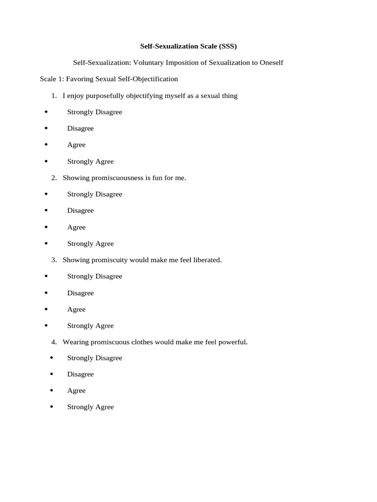 Research Instrument Questionnaires | PDF | Likert Scale | Self Esteem