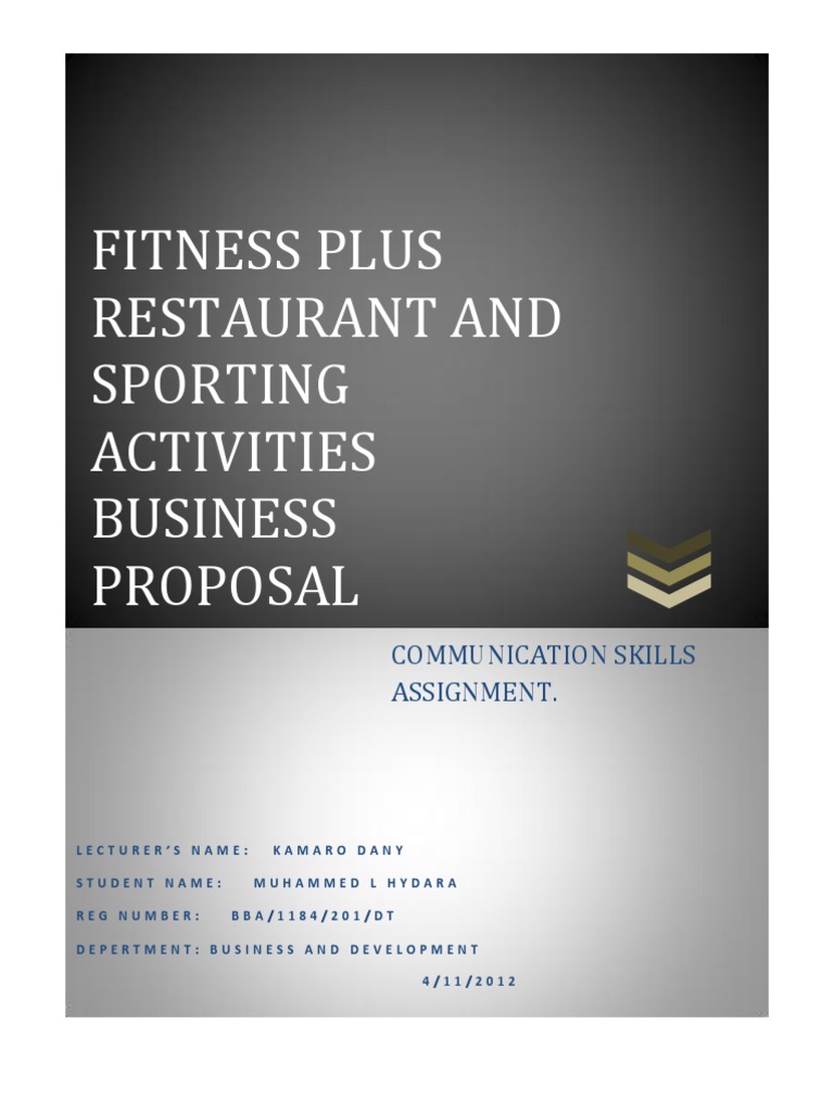 Fitness Plus Business Proposal Overview | PDF | Physical Fitness | Muscle