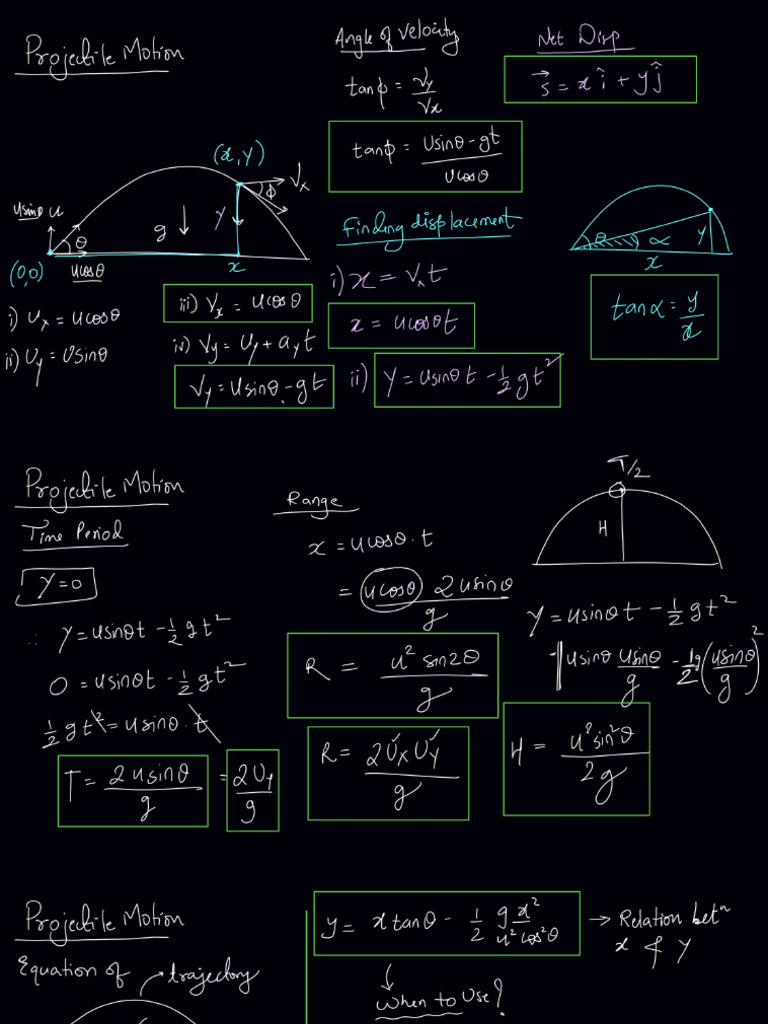 Projectile Motion PDF Question | PDF