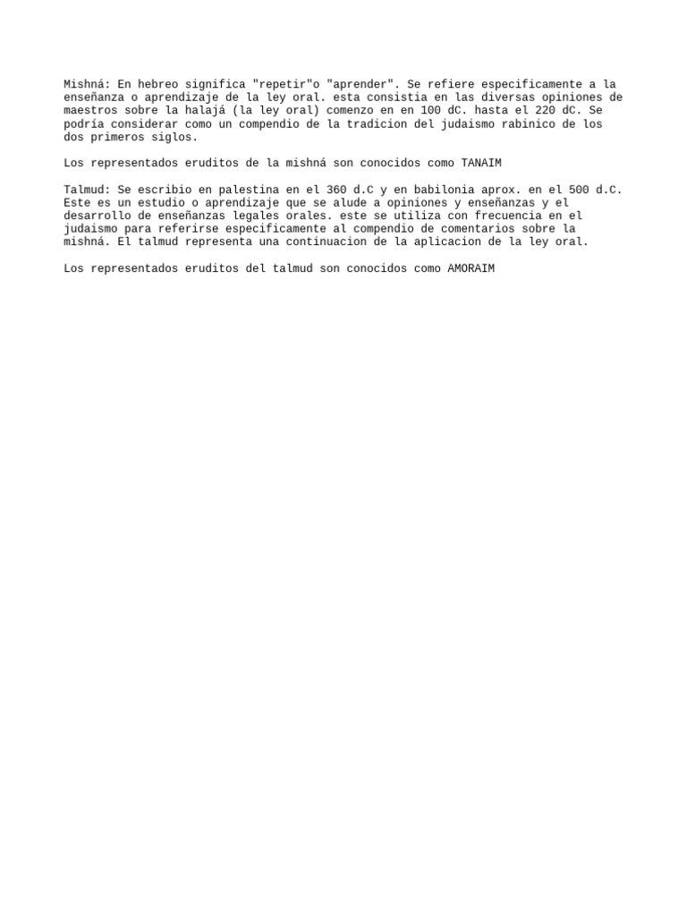 Estudio Sobre La Misna y El Talmud | PDF