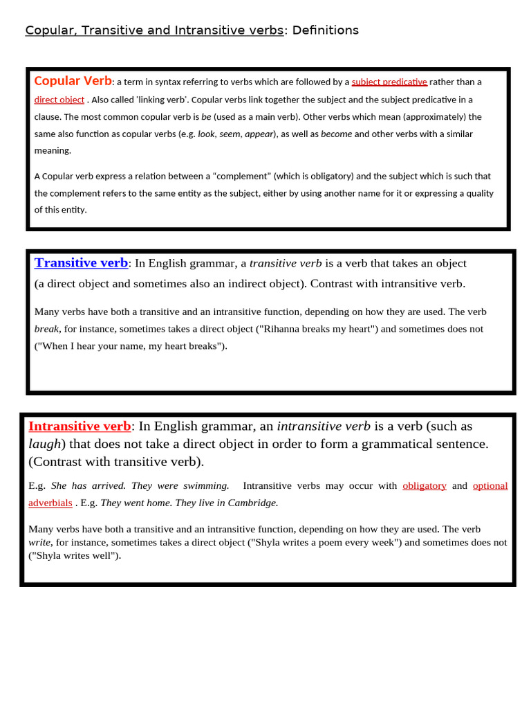 Understanding Transitive Clauses | PDF | Verb | Subject (Grammar)