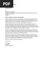 Letter of Deferment | PDF | University