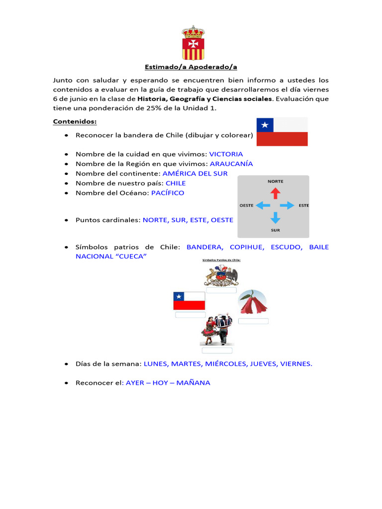 Contenidos Historia (Guía Evaluada) | PDF