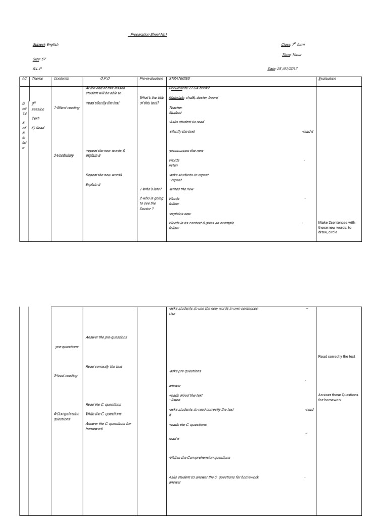 Preparation Sheet No1 | PDF | Linguistics | Syntax