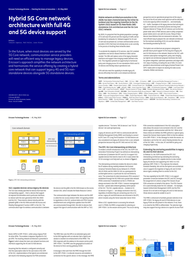 Hybrid Core for 4G to 5G Migration | PDF | Ip Multimedia Subsystem | 4 G