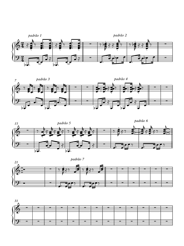 Levadas de Forró para o Piano - Ítalo Neno | PDF