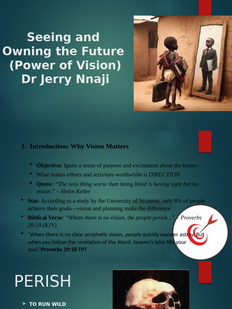 Vision: Shaping Your Future Today | PDF | Religious Belief And Doctrine