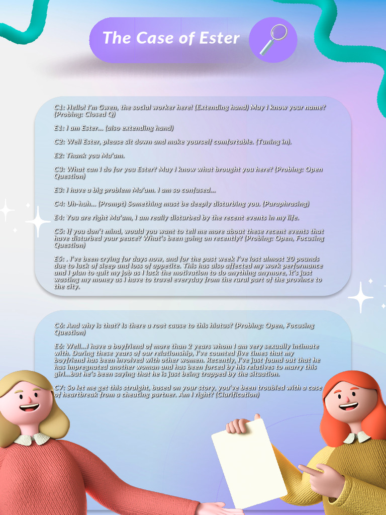 The Case of Ester - Athena Dumaog (SW27) | PDF