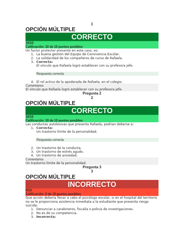Prueba Sumativa 2docx | PDF | Trastorno mental | Trastorno límite de la ...
