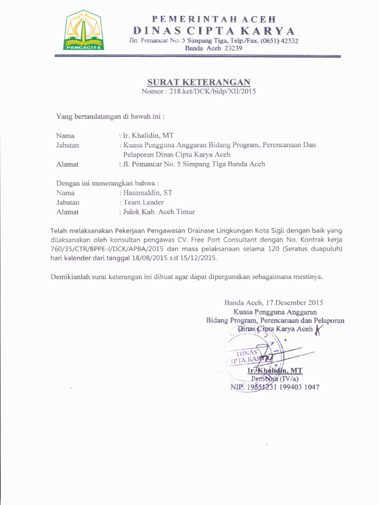 Referensi Kerja Team Leader | PDF