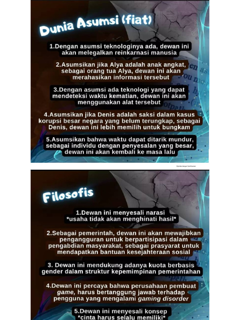 Kumpulan Mosi Debat | PDF