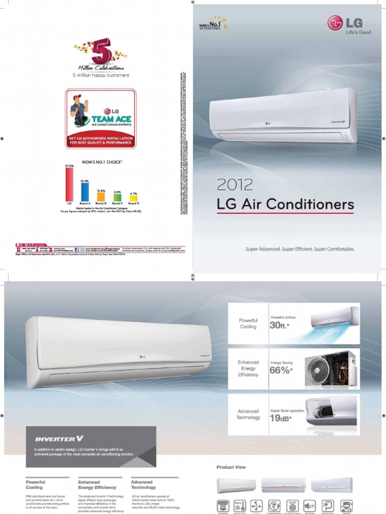 LG Air Conditioners 2012 Catalogue | PDF