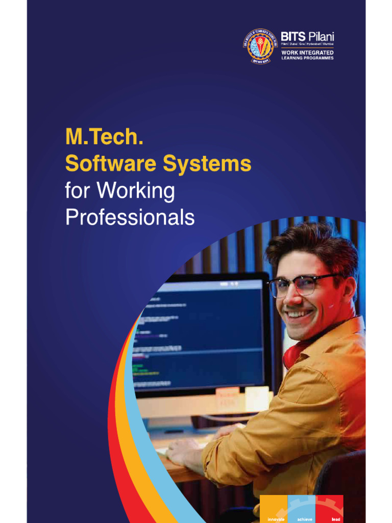 Mtech in Software Systems | PDF