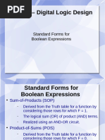 SOP and POS Lecture Notes | PDF | Boolean Algebra | Teaching Mathematics