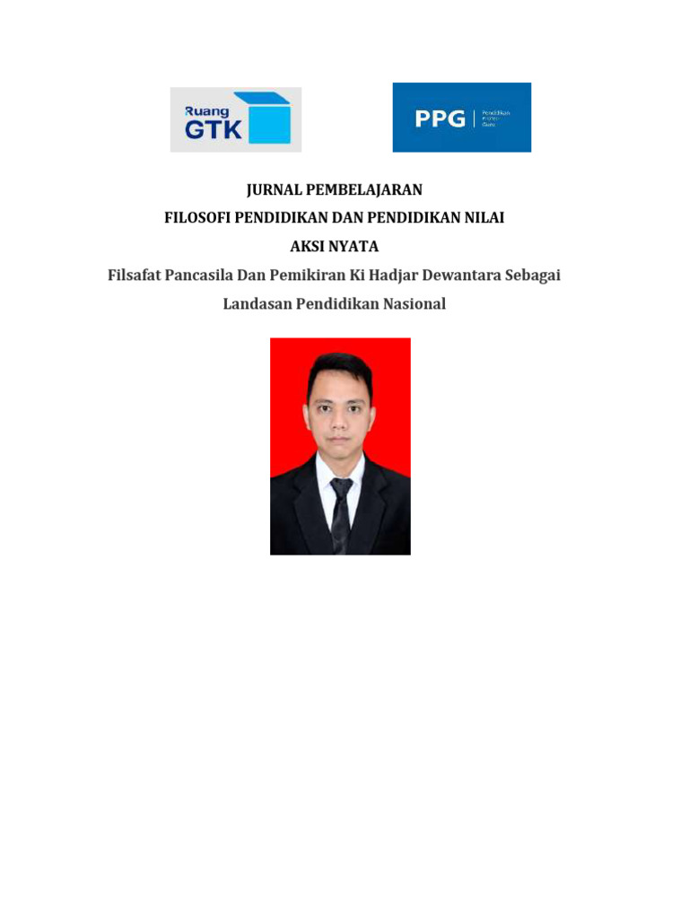 AHMAD ARIF - 201900737203 - Filosofi Pendidikan Dan Pendidikan Nilai | PDF