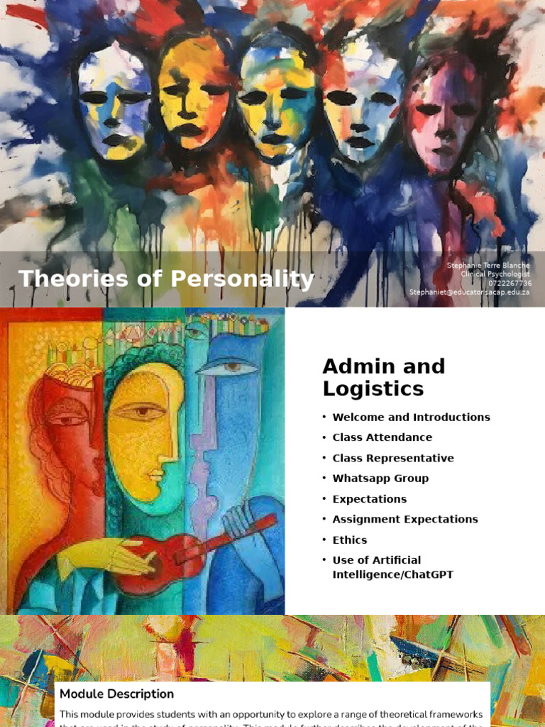 Theories of Personality Session 1 | PDF | Analytical Psychology ...
