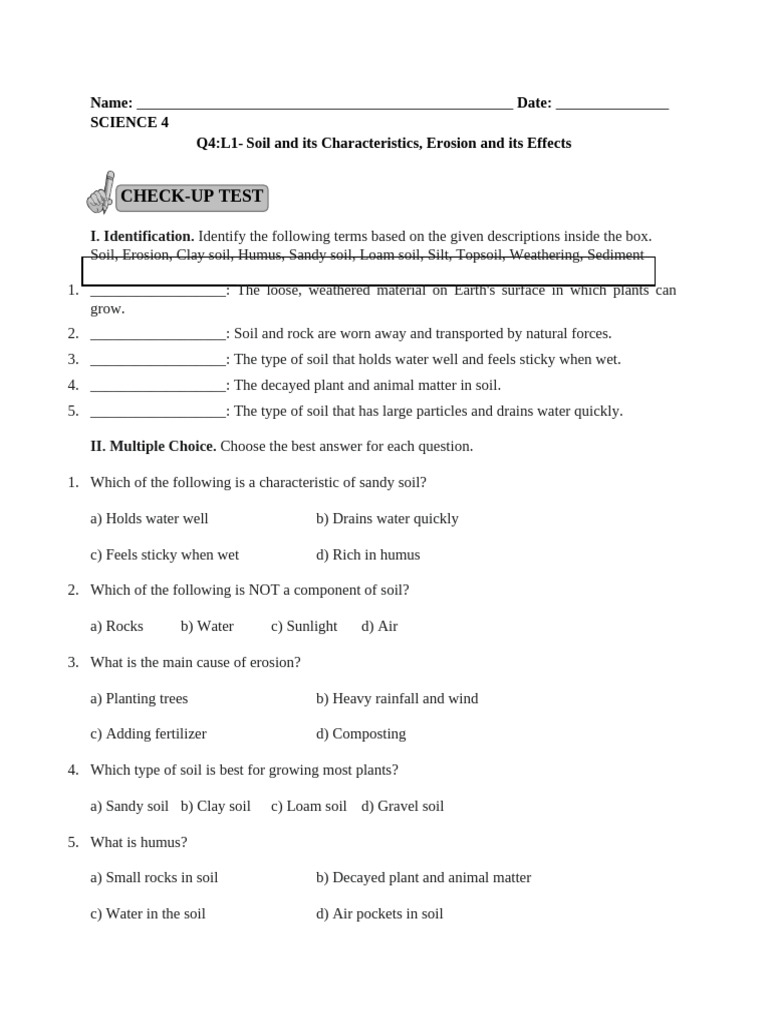 Science 4 q4 Module 1-6 | PDF | Soil | Sun
