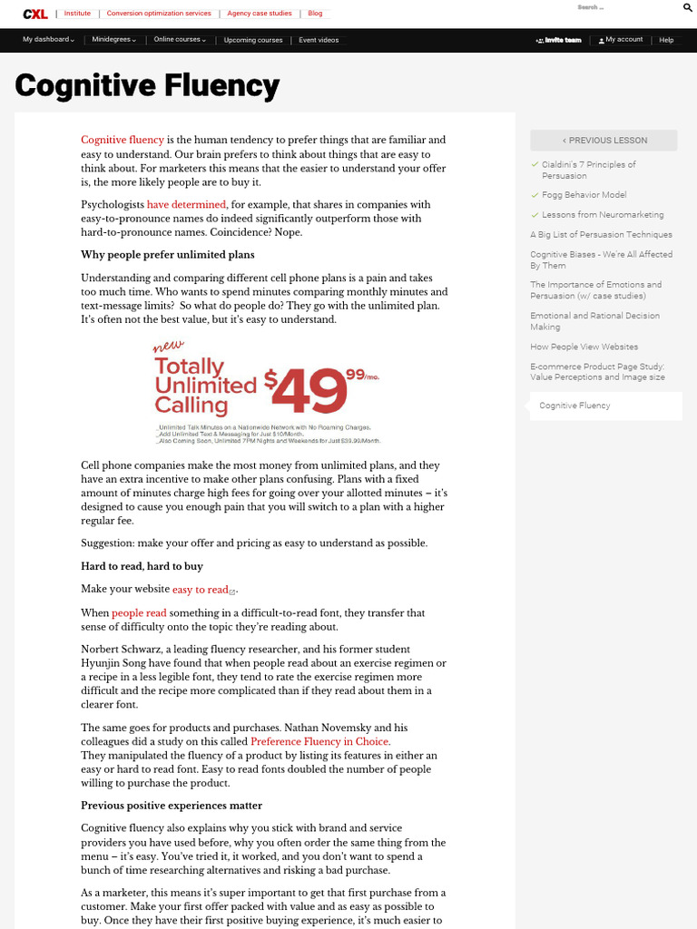 CXL's Guide to Persuasion Principles | PDF | Persuasion | Social Psychology
