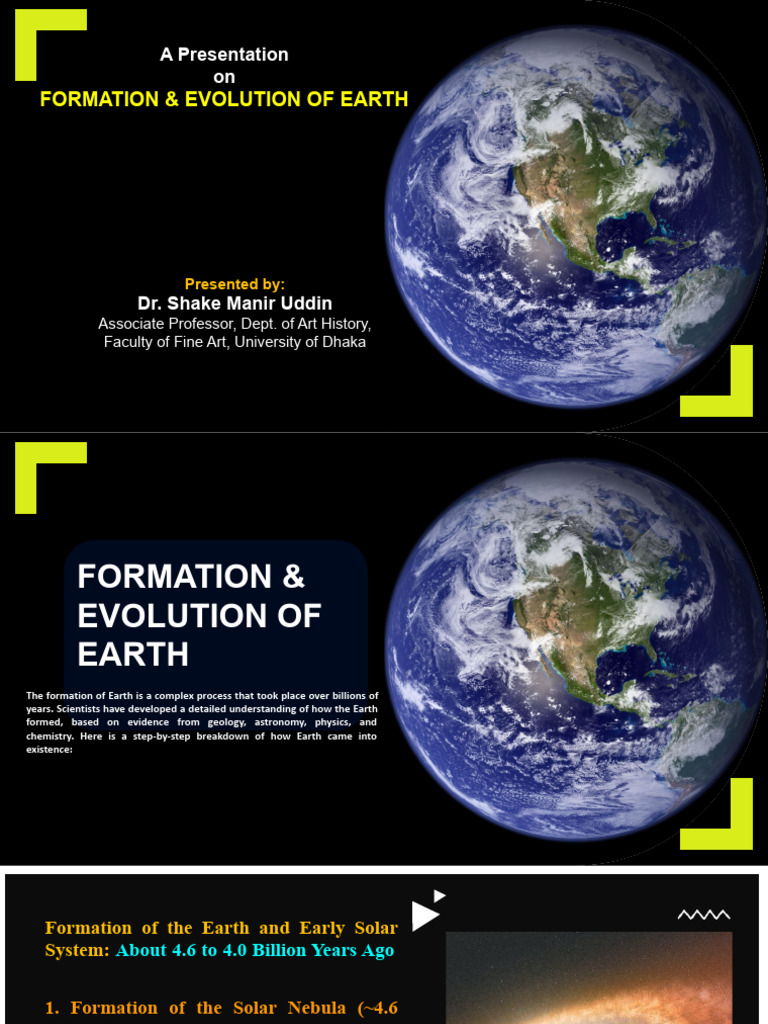 Formation & Evolution of Earth | PDF | Earth | Plate Tectonics