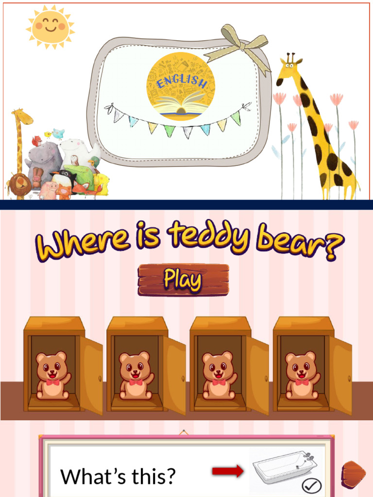 Find The Teddy Bear Temperate | PDF