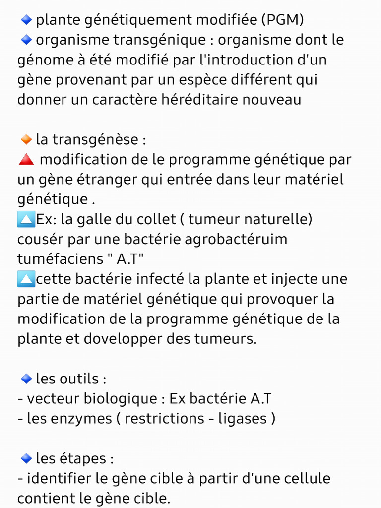 Modification Génétique 230903 090804 | PDF