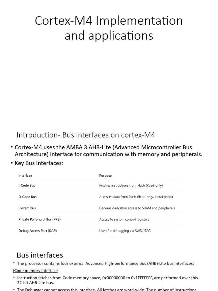 UNIT-5 Cortex-M4 Implementation | PDF | Microcontroller | Analog To Digital Converter